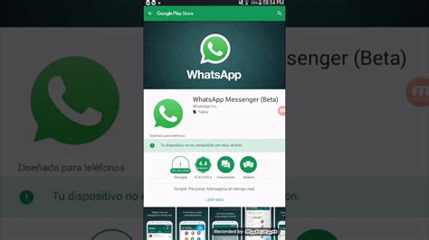 Cómo solucionar Whatsapp no es compatible con mi móvil YouTube