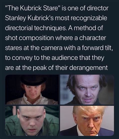 The Kubrick Stare Is One Of Director Stanley Kubrick S Most