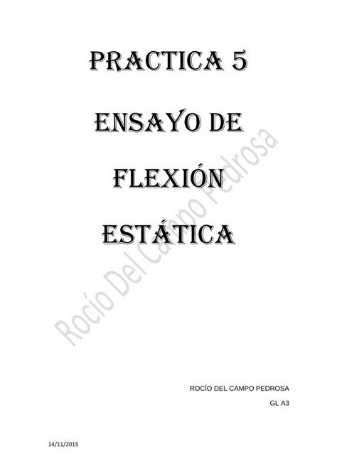 PDF Ensayo Flexión Estática DOKUMEN TIPS
