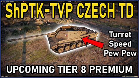 Shptk Tvp First Look Tier Czechoslovakian Premium Tank Destroyer