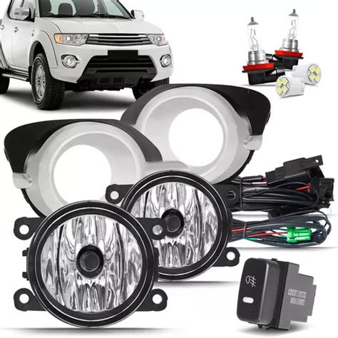 Kit Farol Milha Neblina Triton L200 2014 2015 Bt Mod Orig Frete grátis