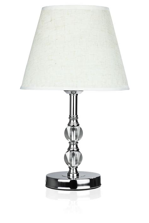 LAMPKA NOCNA GLAMOUR KRYSZTAŁOWA ABAŻUR E27 TB D531 NOWOCZESNA LAMPA