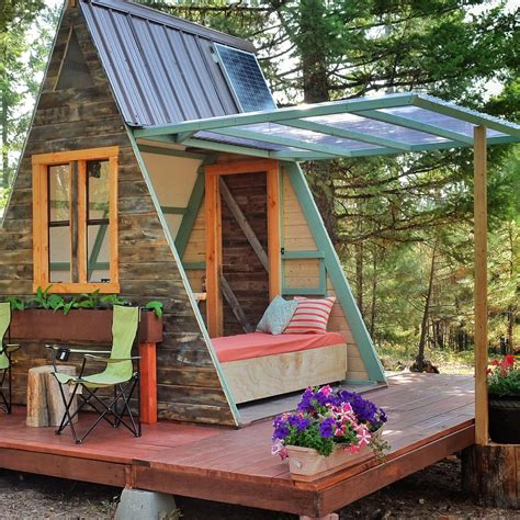 Cool A Frame Tiny House Plans Plus Tiny Cabins And Sheds 55 OFF