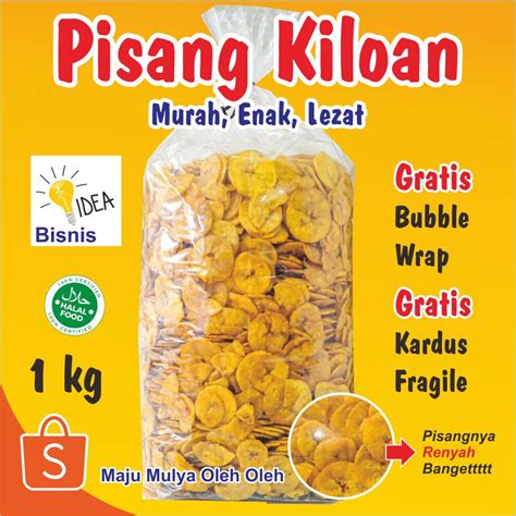 Jual Keripik Pisang Madu Manis Kg Murah Keripik Pisang Lampung
