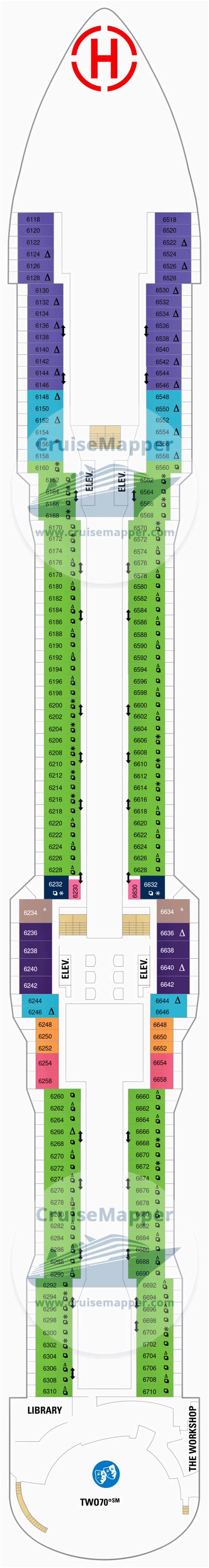 Quantum Of The Seas Cabin Plan Quantum Seas Deck Plan Cabin Cruise