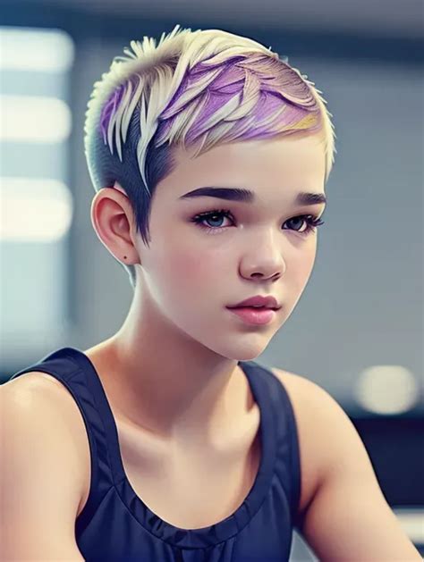 Dopamine Girl Realistic 8k HD Photograph Hailee Steinfeld