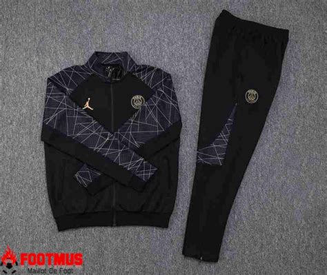 Site Ensemble Survetement De Foot Veste Jordan Psg Noir Pas