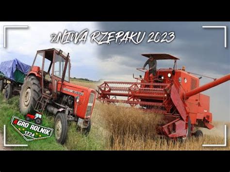 ŻNIWA RZEPAKU 2023 PIERWSI WE WSI AgroROLNIK1224 YouTube