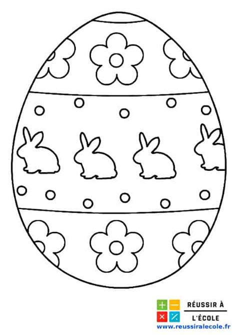 Coloriage Oeufs De Paques Gratuit Images A Imprimer Et Colorier