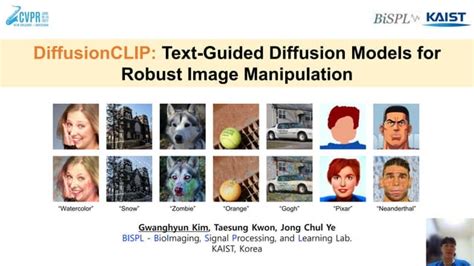 diffusionclip text guided diffusion models for robust image manipulation ppt