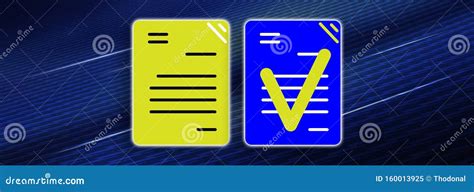 Concepto De Validaci N Del Documento Stock De Ilustraci N Ilustraci N