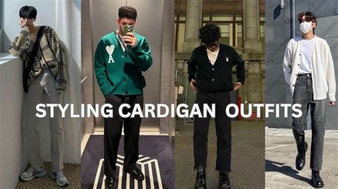 Men S Cardigan Outfits Ideas Men Outfiters YouTube