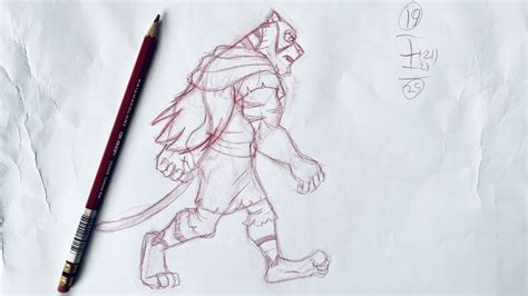 How To Animate A Walk Cycle On Paper Traditional Animation Demo Youtube