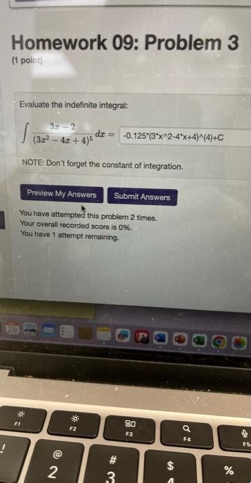 solved homework 09 problem 3 1 point evaluate the