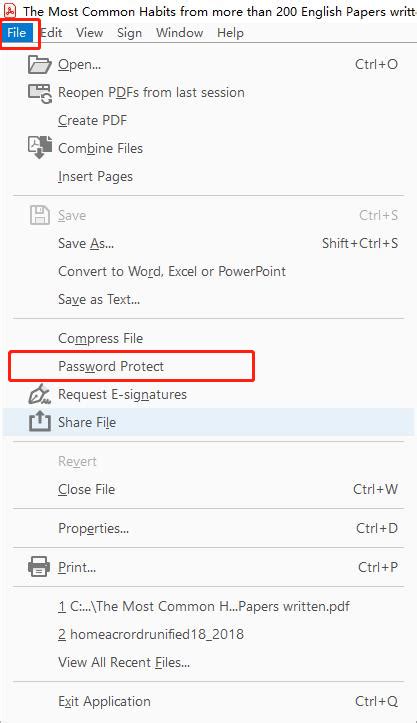 How To Password Protect A Pdf Protect Pdfs Safely