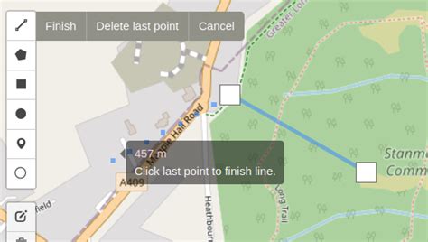 Javascript Leaflet Allow User To Draw A Polyline With Only Two