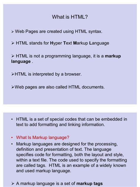 markup language pdf html element markup language