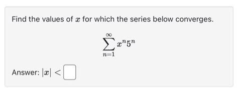 solved determine the sum of the following series
