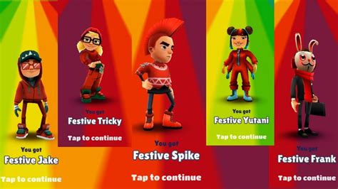 Subway Surfers St Petersburg Unlocking Festive Jake Tricky Spike