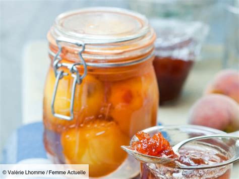 Miam des pêches au sirop maison Femme Actuelle Le MAG