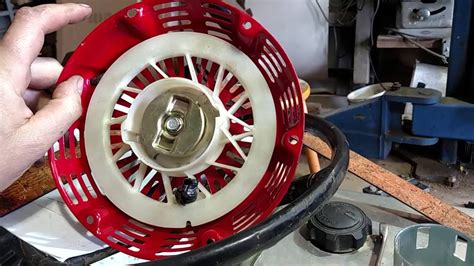 Installing Recoil Pull Rope Starter On Briggs Intek V Twin YouTube