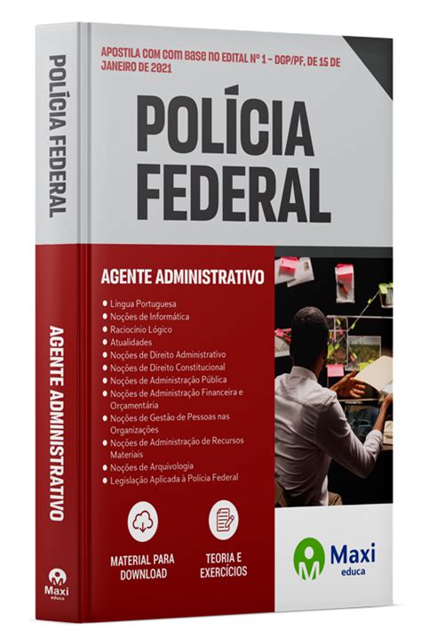 Apostila Polícia Federal PF 2024 Maxi Educa Maxi Educa