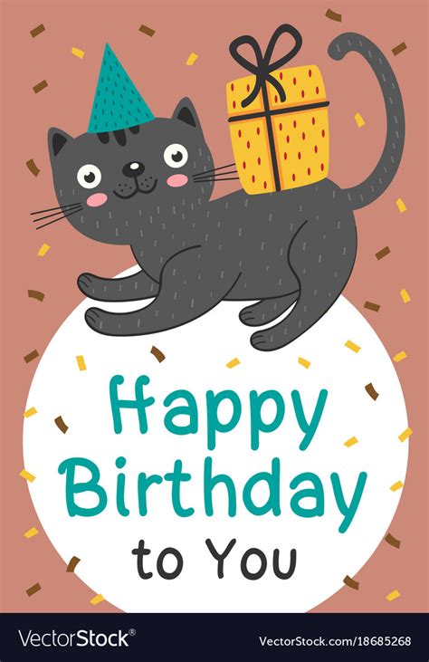 Coletar 73 Imagem Happy Birthday Cat Br Thptnganamst Edu Vn