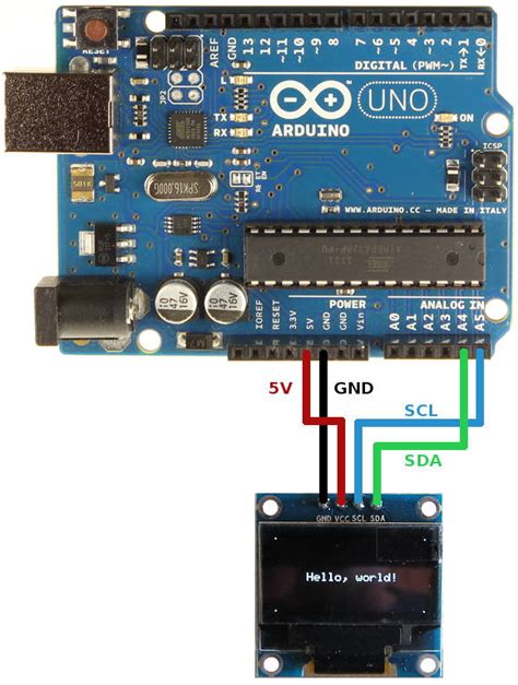 Inch I C Iic Oled Pin Lcd Module Pin With Vcc Gnd Flyrobo In