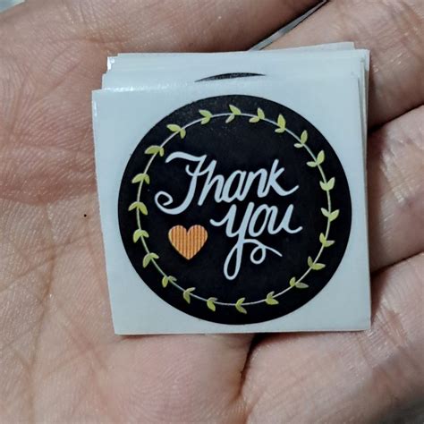 包郵 一包20張 封口貼紙 thank you sticker 手作禮物 handmade 結婚 烘培 散水餅 父親節 母親節 教師節 包裝