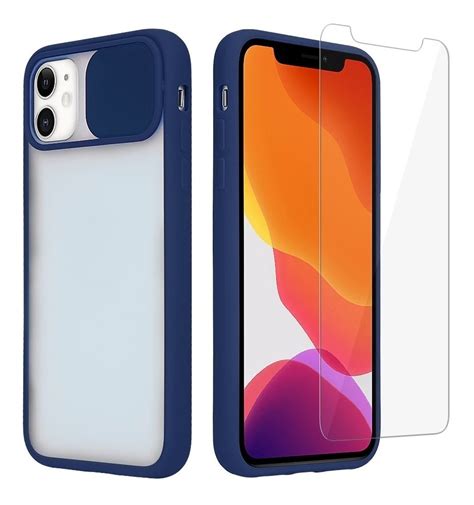 Funda iPhone 11 Con Protección De Cámara Mas Mica Cristal Mercado Libre