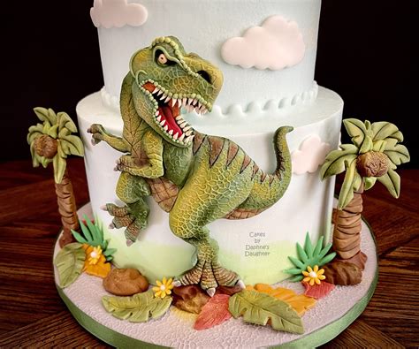 T Rex Dinosaur Cake Ideas