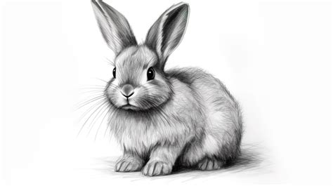รปพนหลงวาดกระตายขาวดำ พนหลง รปภาพของกระตายทวาด กระตาย