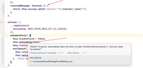 Property Xxx Does Not Exist On Type CombinedVueInstance