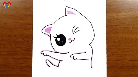 sevimli tatlı kedi nasıl çizilir kolay kedi resmi çizimleri basit