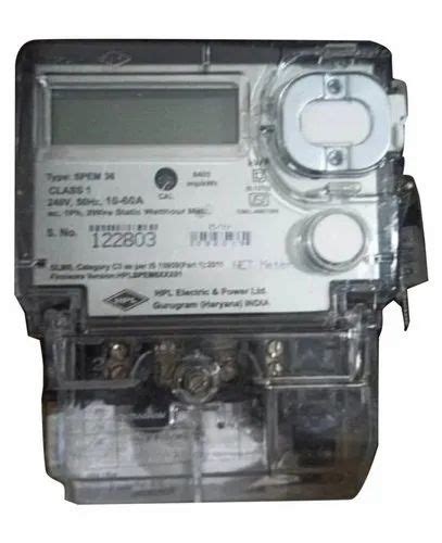 10 60A Digital HPL Single Phase Net Meter Model Name Number Spem 36
