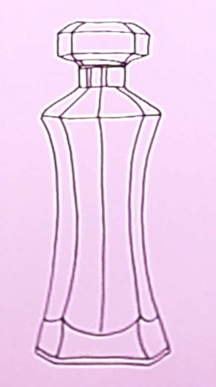 How To Draw A Perfume Bottle