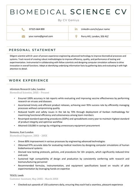 Scientific Resume Templates Prntbl Concejomunicipaldechinu Gov Co