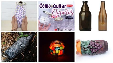 Ideas Para Reutilizar Botellas Y Frascos De Vidrio Ideas Para