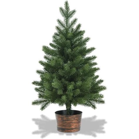 Sapin De Noël Artificiel 60 Cm Mini Arbre De Noël De Table Avec Des