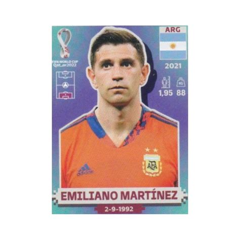 Comprar Online Emiliano Martínez Argentina Panini Fifa World Cup Qatar 2022