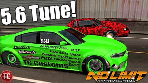 No Limit Drag Racing 2 0 NEW CHARGER 5 6 TUNE TUTORIAL ALL SETTINGS