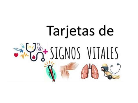 Tarjetas De Signos Vitales Enfermeriadigital UDocz