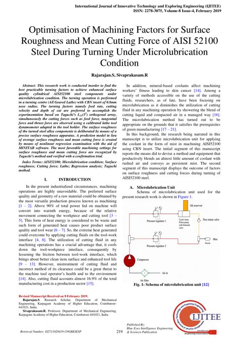 pdf optimisation of machining factors for surface roughness and mean cutting force of aisi