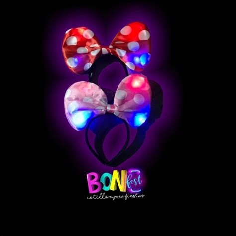 Vincha Tela Mo O Minnie Grande Luminosas X