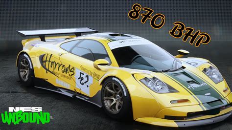 Need For Speed Unbound 870 HP McLaren F1 GTR LT Customization