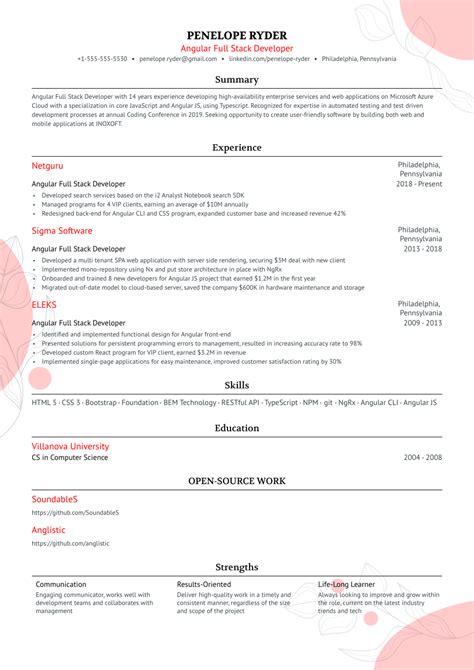 13 full stack developer resume examples and guide for 2023