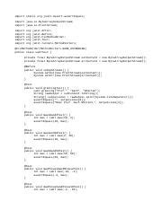 Lab7Test Java Import Static Org Junit Assert AssertEquals Import Java