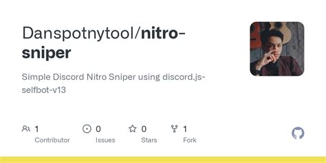 GitHub Danspotnytool Nitro Sniper Simple Discord Nitro Sniper Using