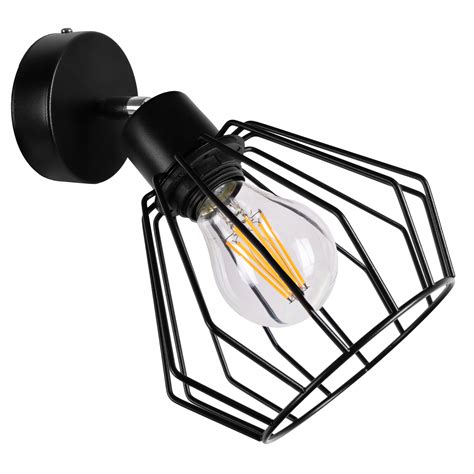 LAMPA KINKIET ŚCIENNY regulowany loft BRYLANT drut 0051 Cena