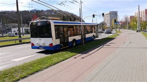Najstarsze Trolejbusy Marki Solaris W Gdyni PKT Gdynia YouTube